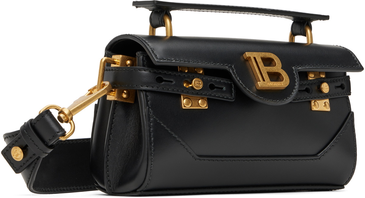 Balmain Black B-Buzz 19 Bag Balmain