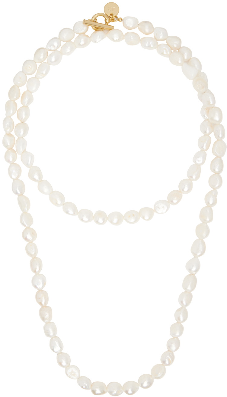 Recto White Candy Pearl Necklace Recto