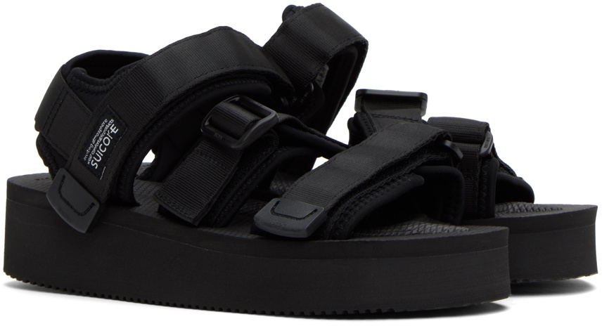Suicoke Black KISEE-PO Sandals Suicoke