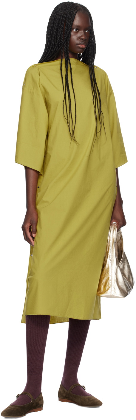 Baserange Green Ned Midi Dress Baserange