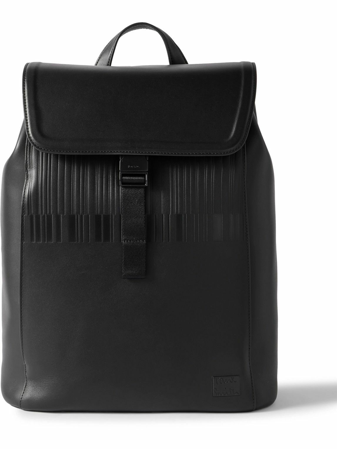 Paul Smith - Debossed Leather Backpack Paul Smith