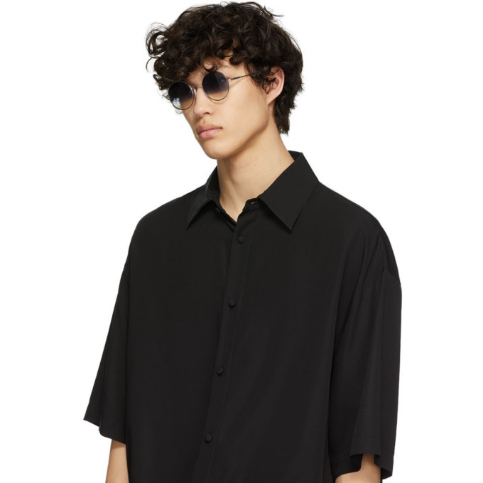 Garrett Leight Silver Seville Sunglasses Garrett Leight