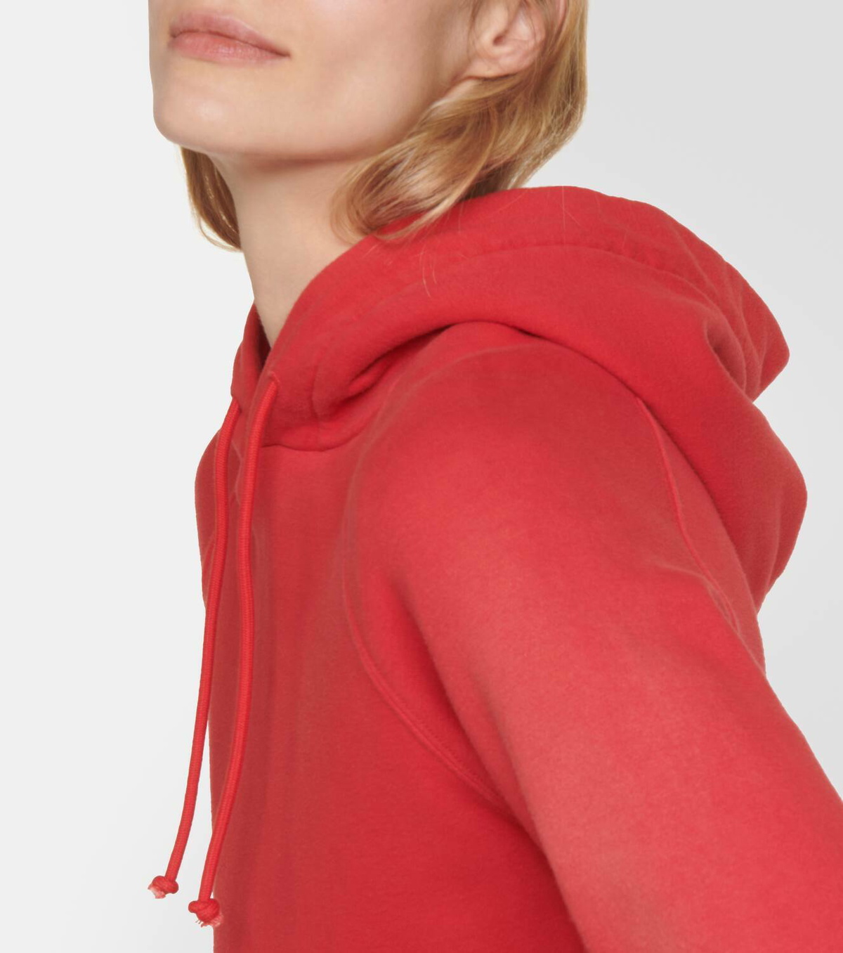 The Row Timmi cropped cotton-blend jersey hoodie The Row