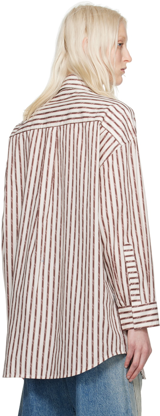 AMIRI Off-White & Brown Double-Pocket Shirt Amiri