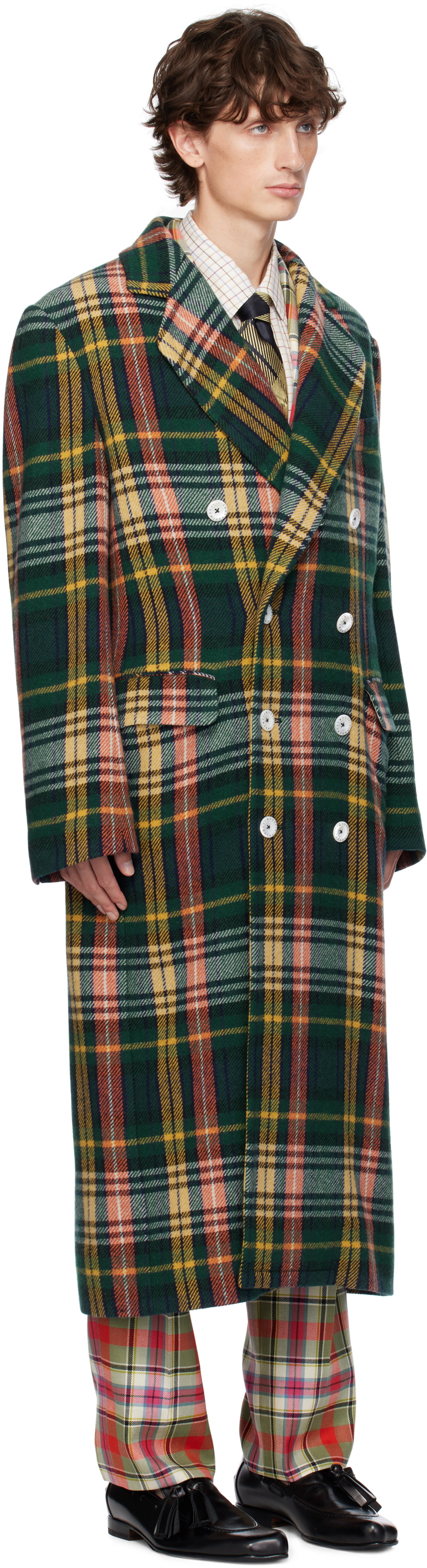 Vivienne Westwood Green Long Wreck Coat Vivienne Westwood