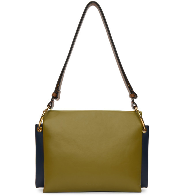 Marni Blue Tricolor Layered Bag Marni