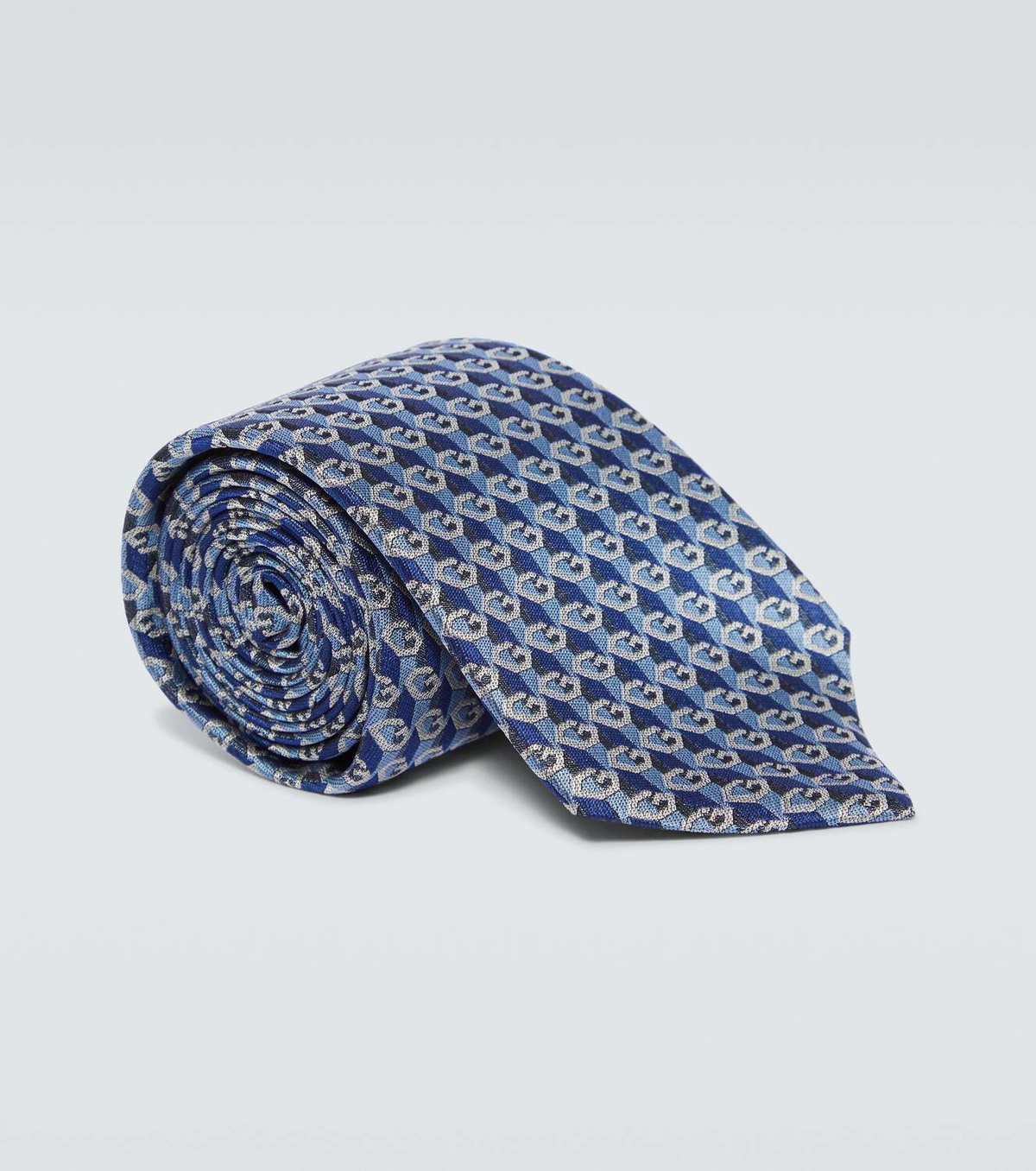 Gucci Geometric G silk jacquard tie Gucci