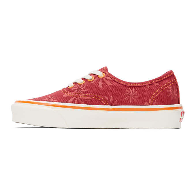 Vans Red Embroidery OG Authentic LX Sneakers Vans