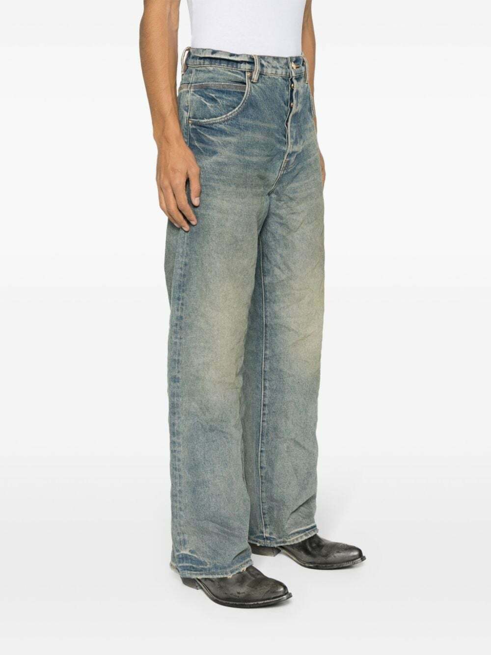 PURPLE BRAND - Relaxed Fit Denim Jeans Purple Brand