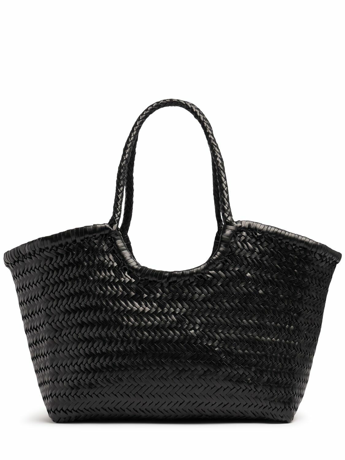 DRAGON DIFFUSION Big Nantucket Woven Leather Basket Bag Dragon Diffusion