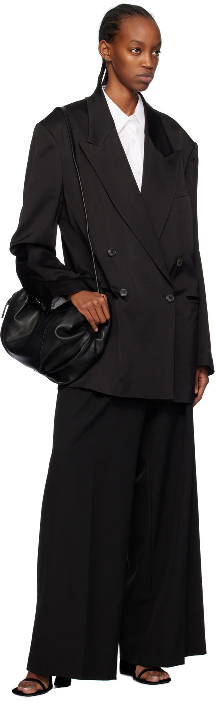 Dries Van Noten Black Medium Twist Bag Dries Van Noten