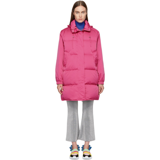 Emilio Pucci Pink Down Puffer Coat Emilio Pucci