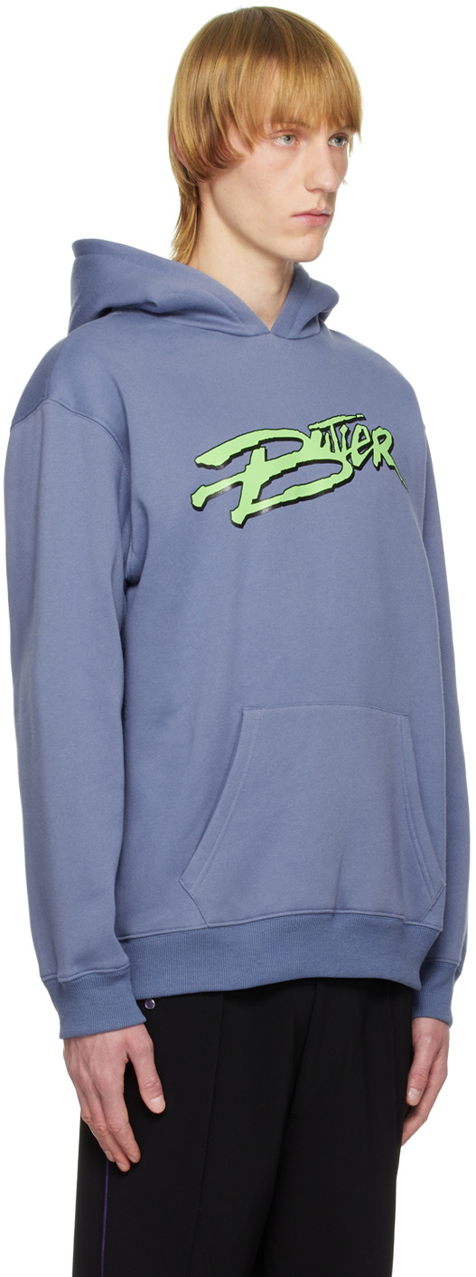 BUTLER SVC SSENSE Exclusive Blue Formula Hoodie BUTLER SVC