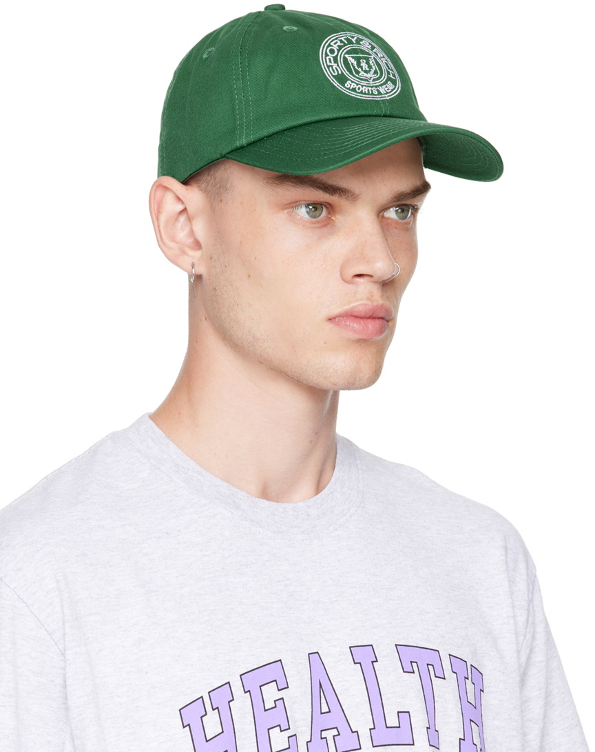 Sporty & Rich Green Monaco Cap Sporty & Rich