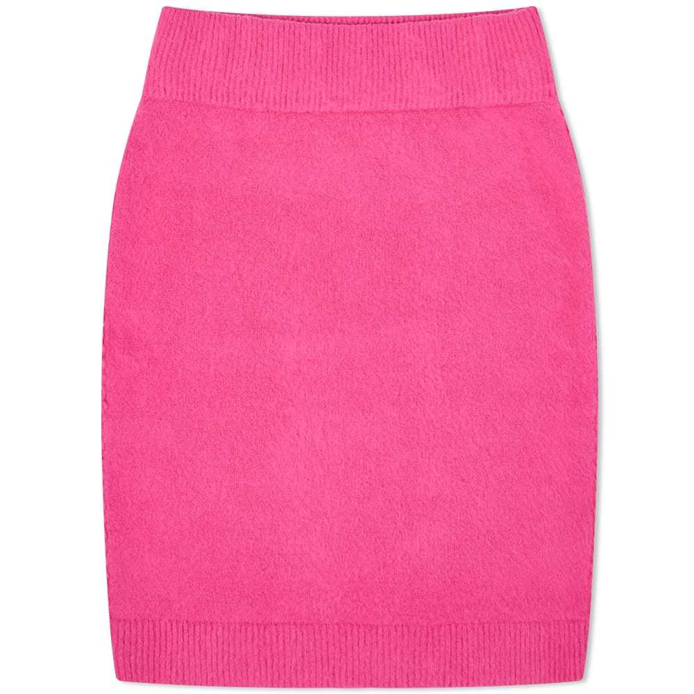 Helmut Lang Fuzzy Knitted Mini Skirt Helmut Lang