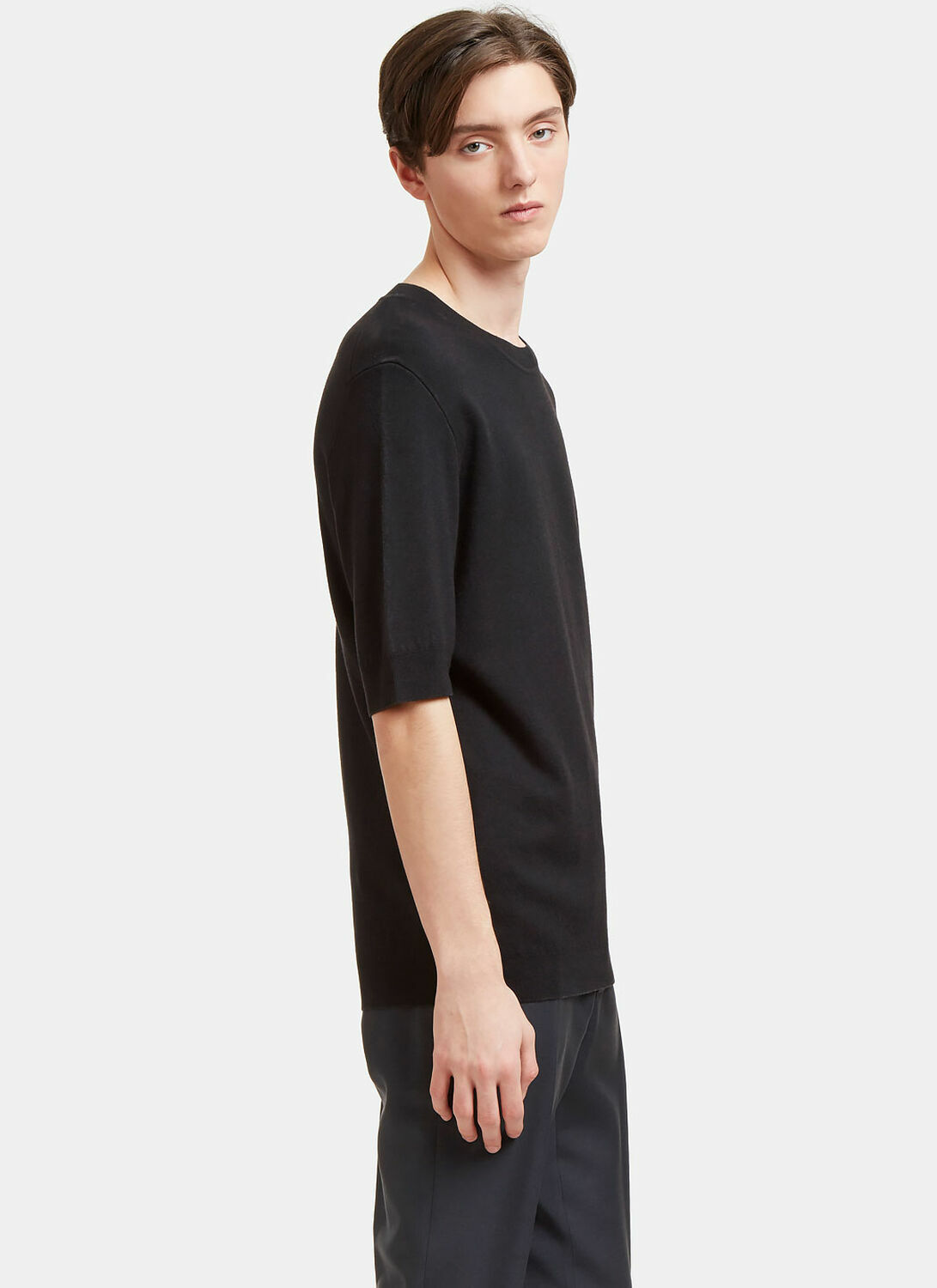 Aiezen Silk and Cashmere-Blend Fine-Knit T-Shirt Aiezen