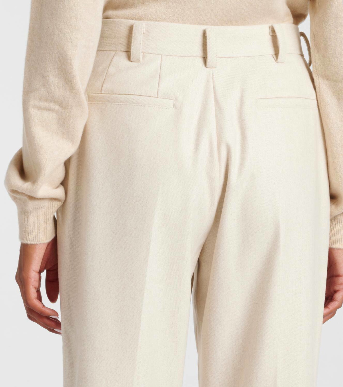 Loro Piana Doyle wool and cashmere straight pants Loro Piana