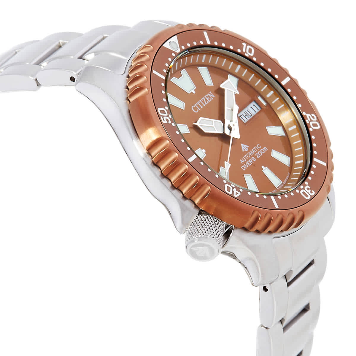 Citizen Promaster Automatic Copper Dial Mens Watch NY0164-65X Citizen