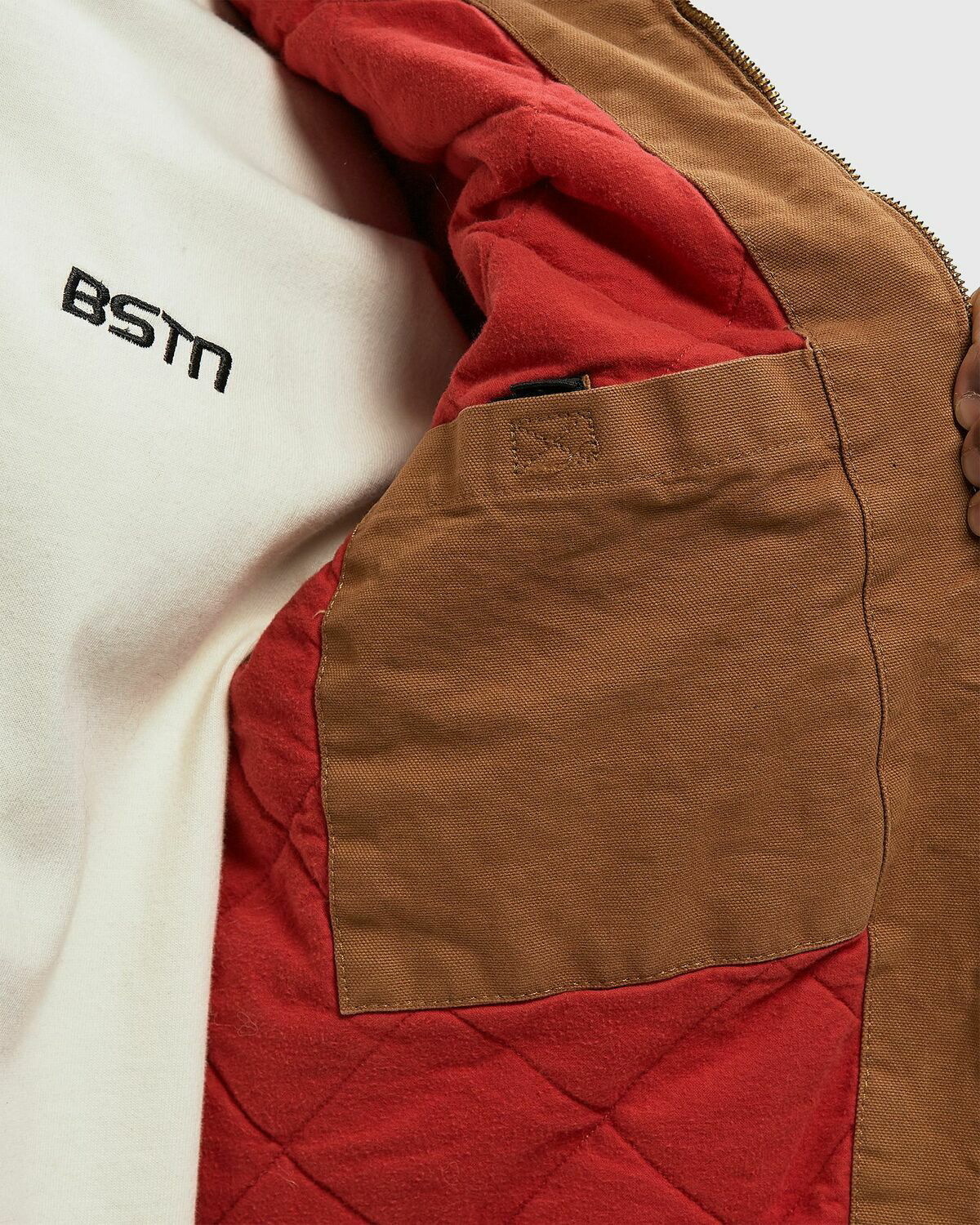 Carhartt WIP OG Santa Fe Jacket Brown Mens Denim Jacket Carhartt WIP