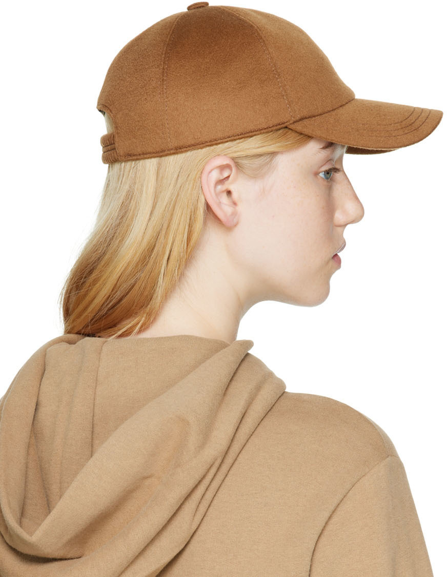 ZEGNA Brown Cashmere Cap Zegna