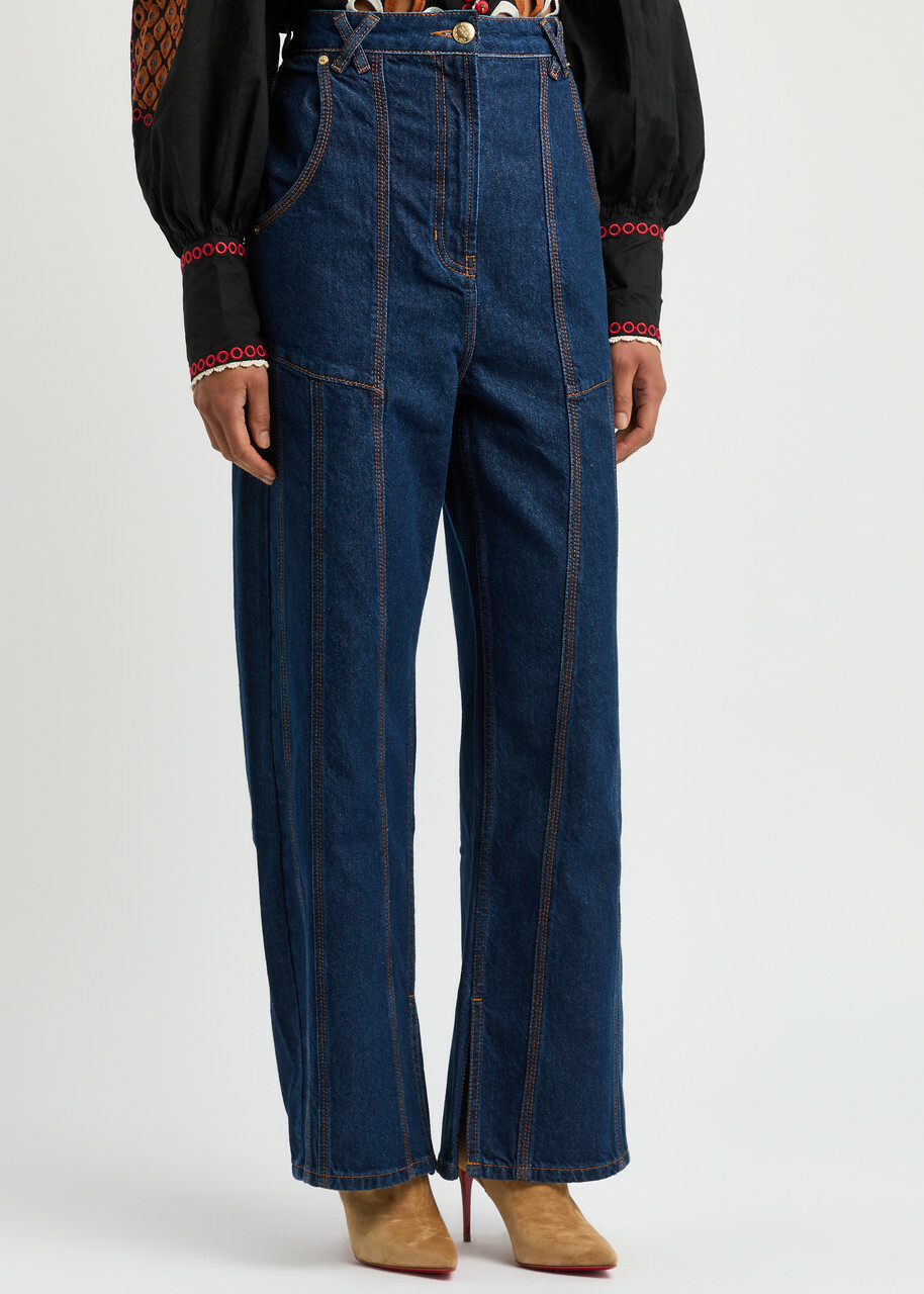 Farm Rio Straight-leg Jeans Denim Farm Rio