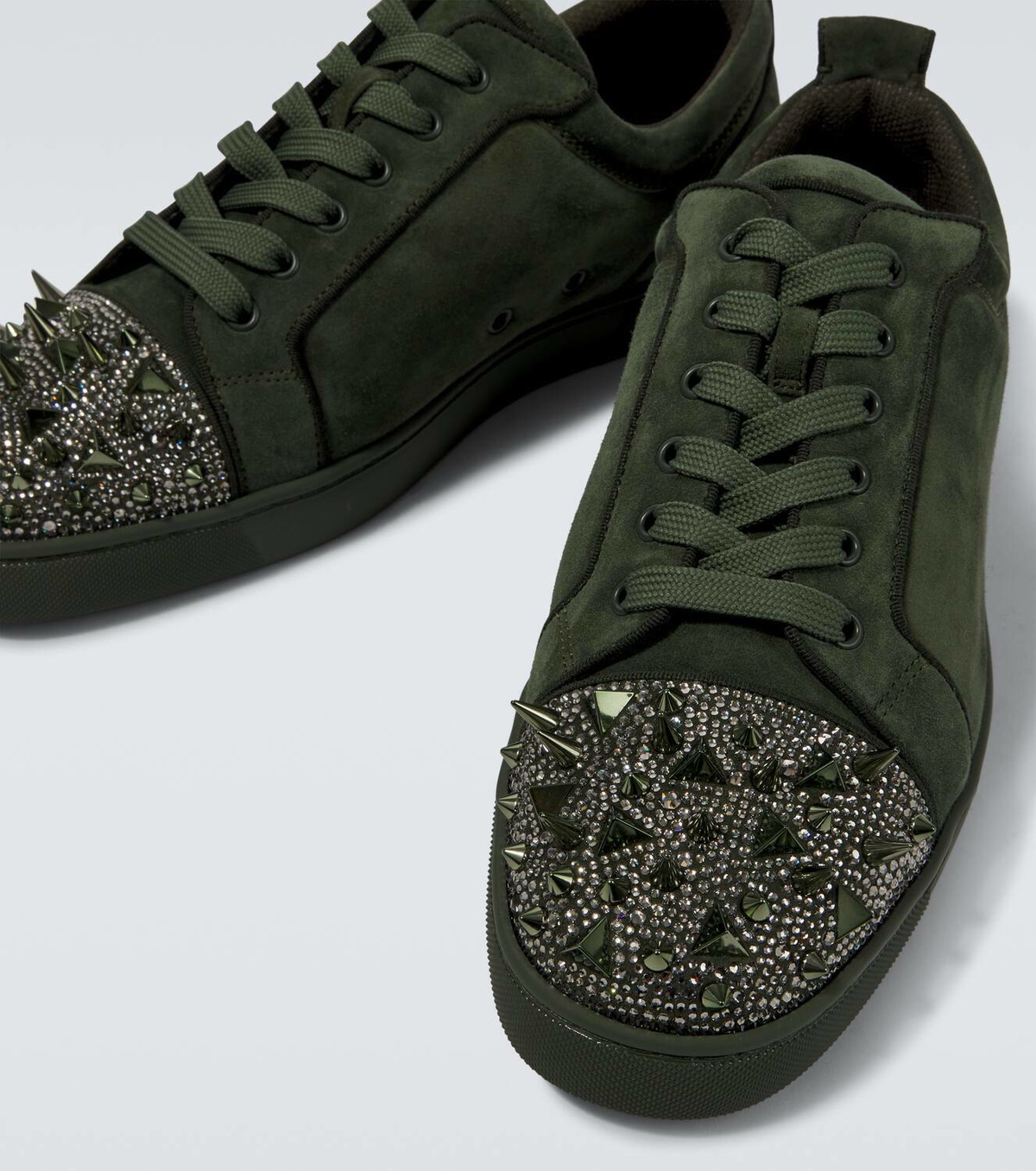 Christian Louboutin Louis Junior Spikes suede sneakers Christian Louboutin