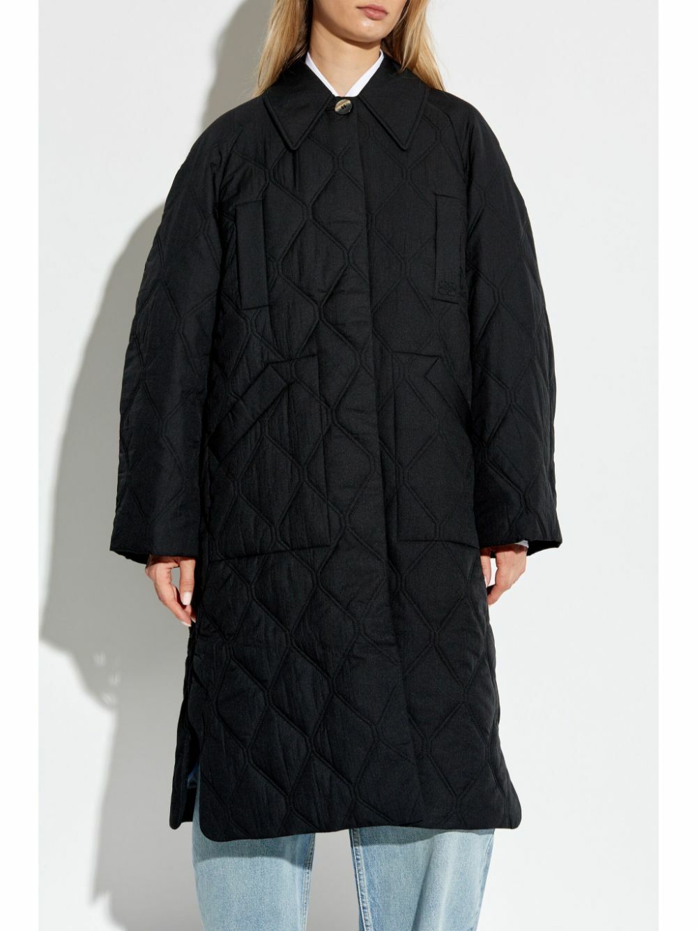 GANNI - Quilted Midi Coat GANNI