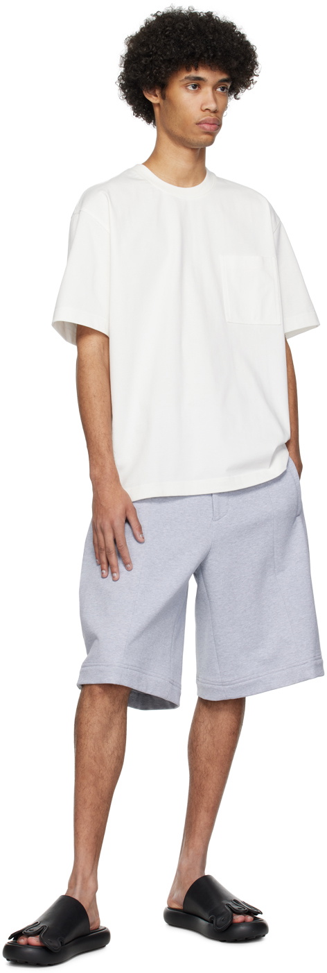 Solid Homme Gray Folding Shorts Solid Homme