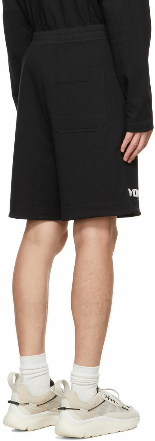 Y-3 Black U GFX Shorts Y-3