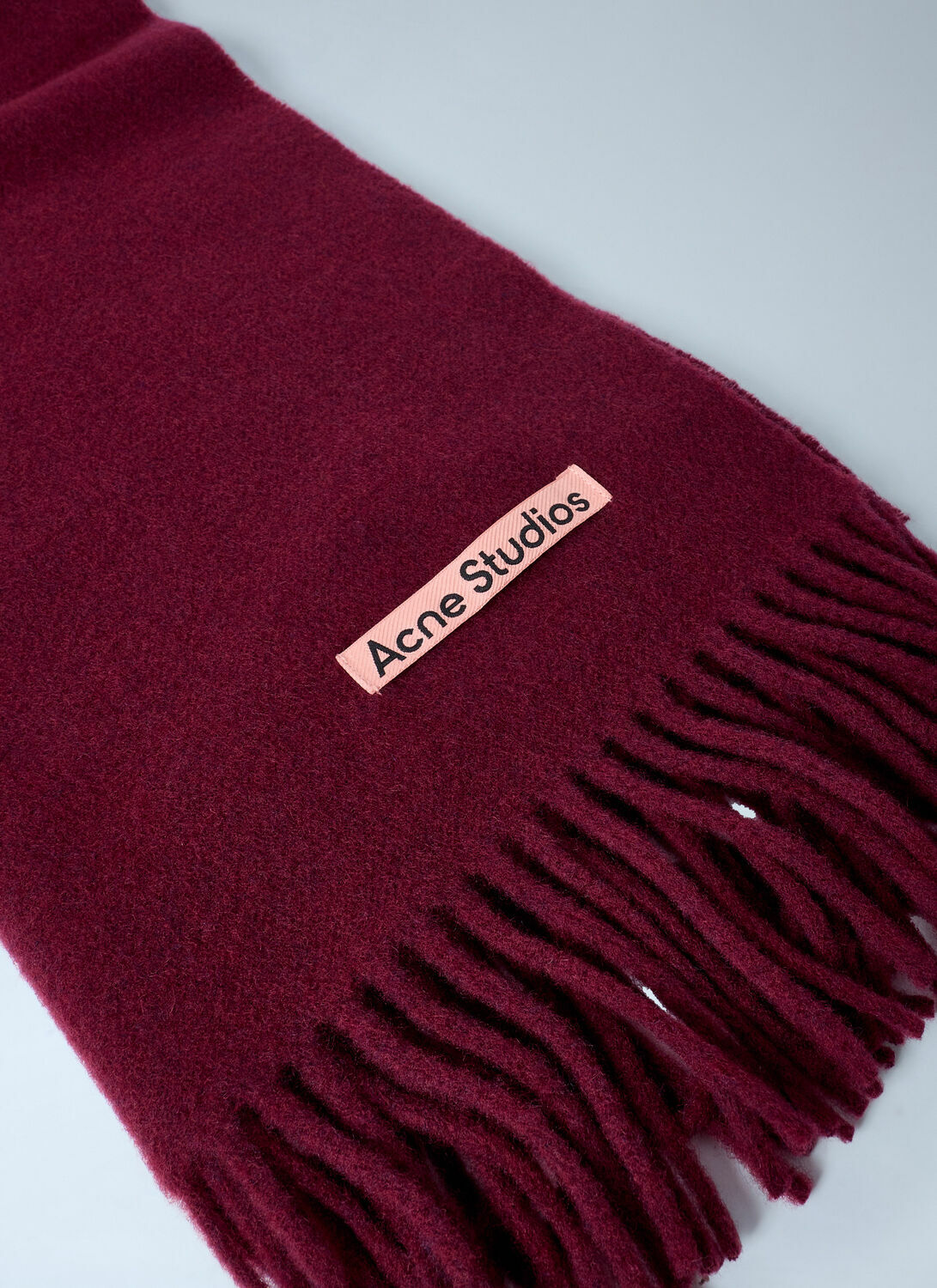 Acne Studios Fringe Wool Scarf Acne Studios