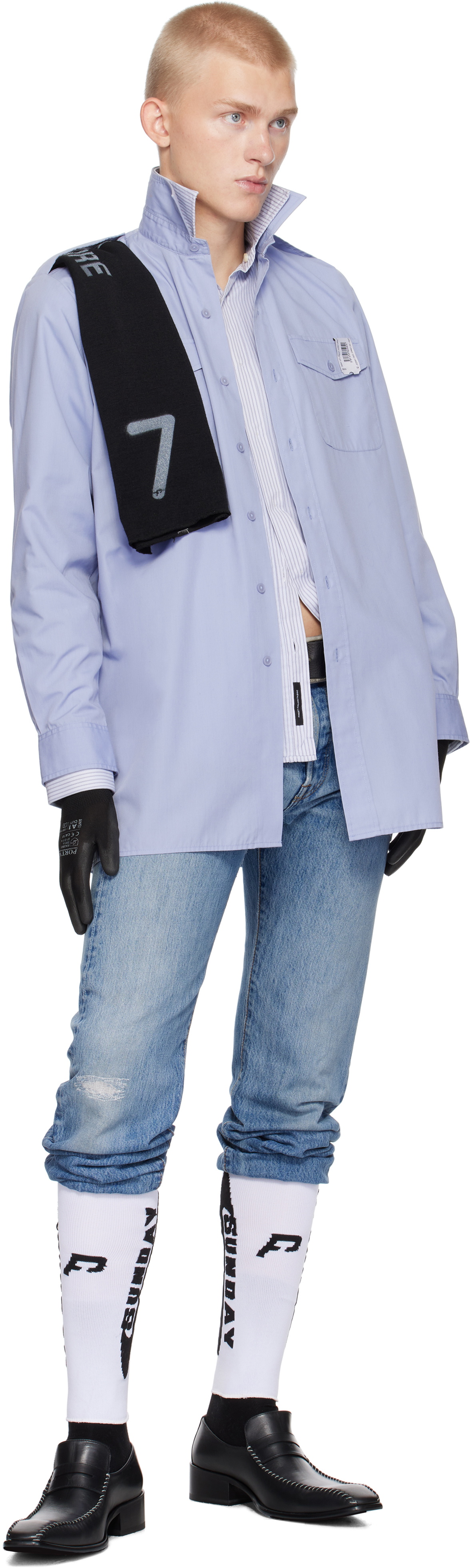 Prototypes Blue & White Double Reversible Shirt PROTOTYPES