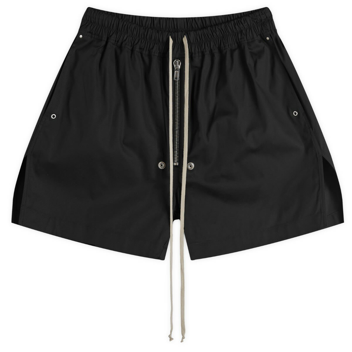 Rick Owens Men's Bela Heavy Cotton Boxer in Black Rick Owens