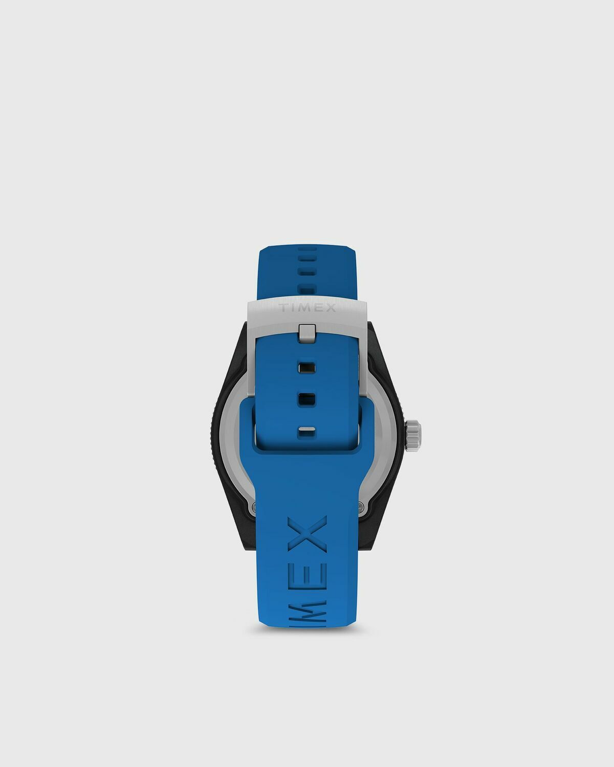 Timex Deep Water Reef 200 Composite Black Dial Blue Rubber Strap 43mm ...