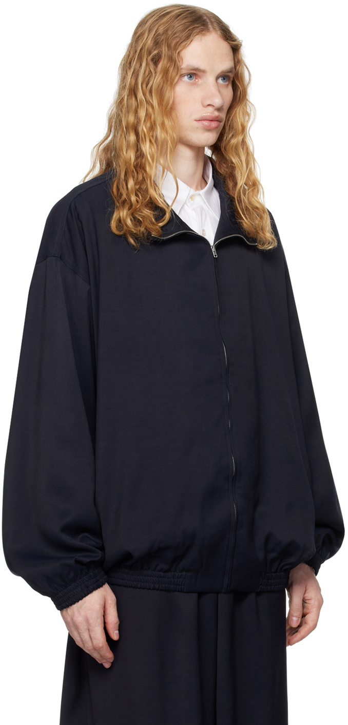 Acne Studios Navy Fluid Track Jacket Acne Studios