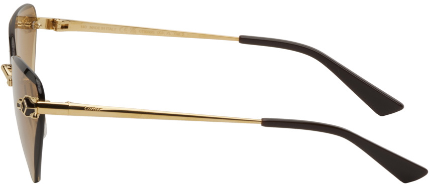 Cartier Gold Triangular Sunglasses Cartier