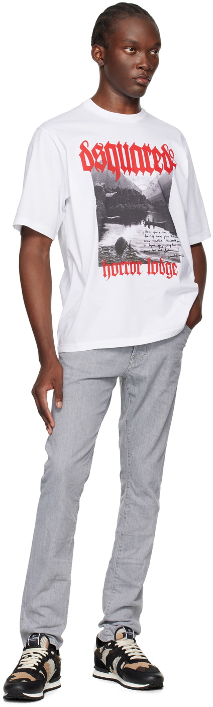 Dsquared2 Gray Cool Guy Jeans Dsquared2