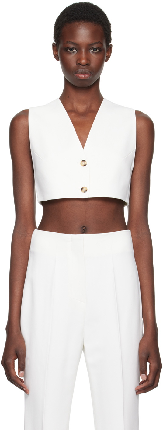 Nanushka Off-White Suree Vest Nanushka