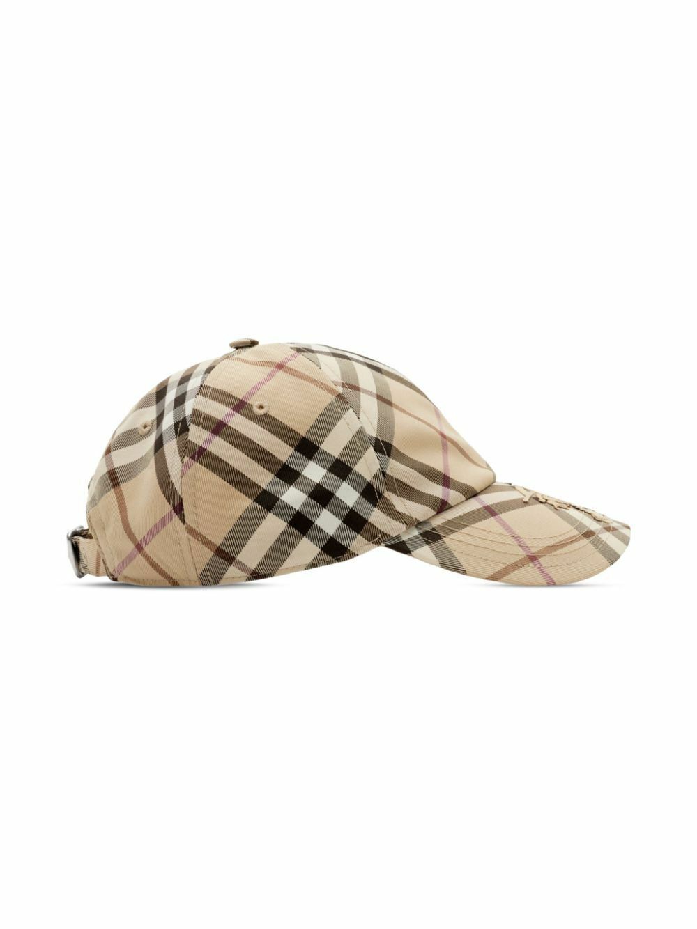 Burberry Neutral Checked EKD Cap Burberry