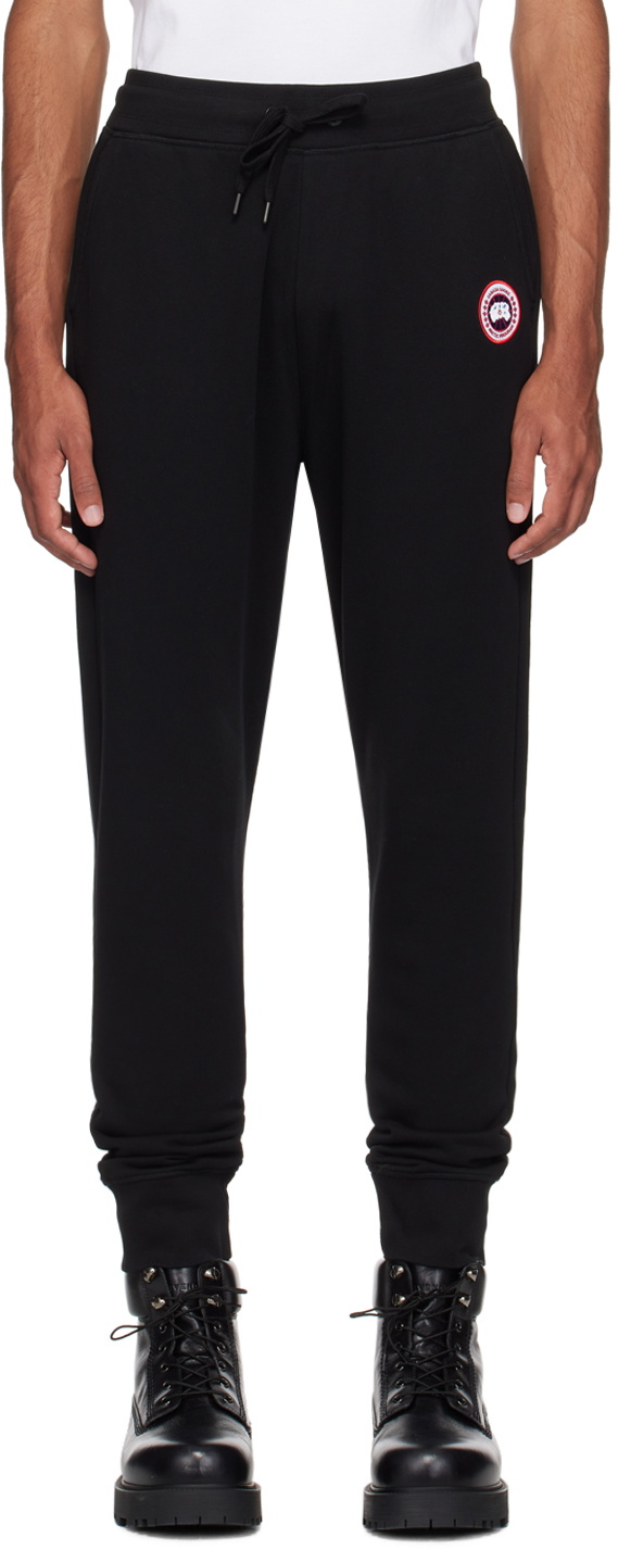 Canada Goose Black Huron Sweatpants Canada Goose