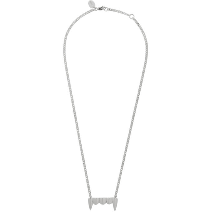Perks and Mini Silver Fangs Necklace Perks and Mini