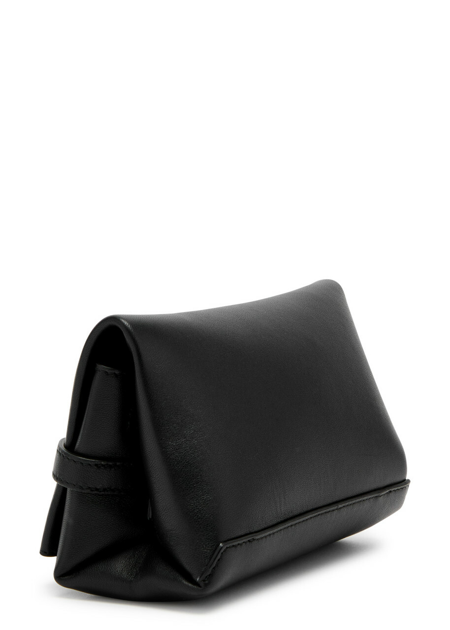 Victoria Beckham Chain Mini Leather Pouch - Black - One Size Victoria ...