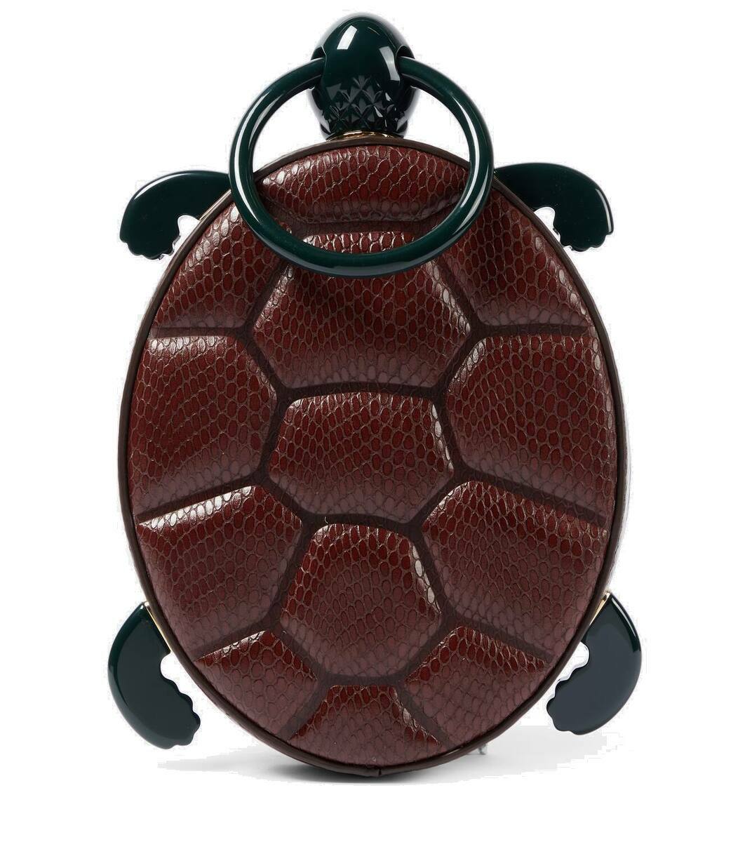 Staud Tortuga leather tote bag Staud