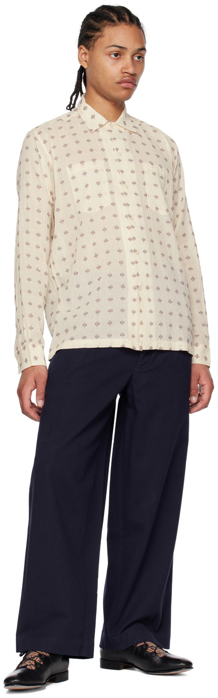Bode Beige Chrystie Shirt Bode