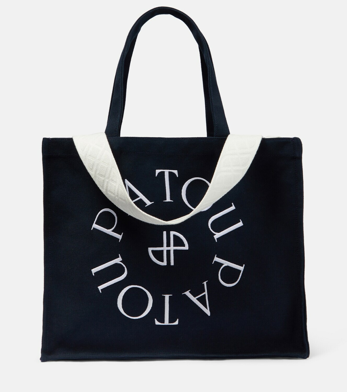 Patou Large logo canvas tote bag Patou