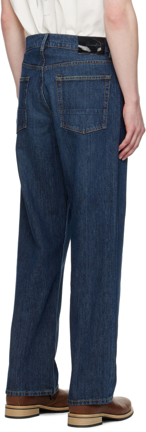 Our Legacy Blue Third Cut Jeans Our Legacy