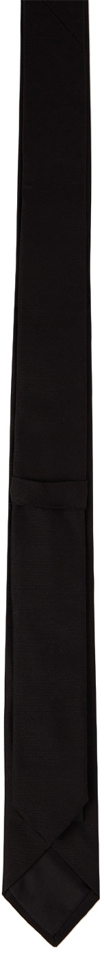Givenchy Black Logo Plaque Neck Tie Givenchy