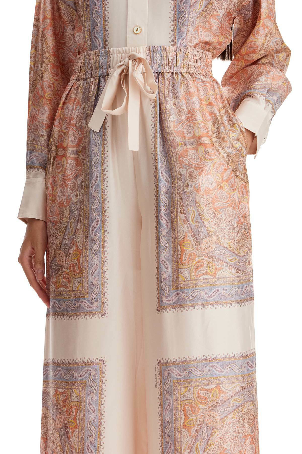 ZIMMERMANN of silk pants in seven words. Neutro Zimmermann