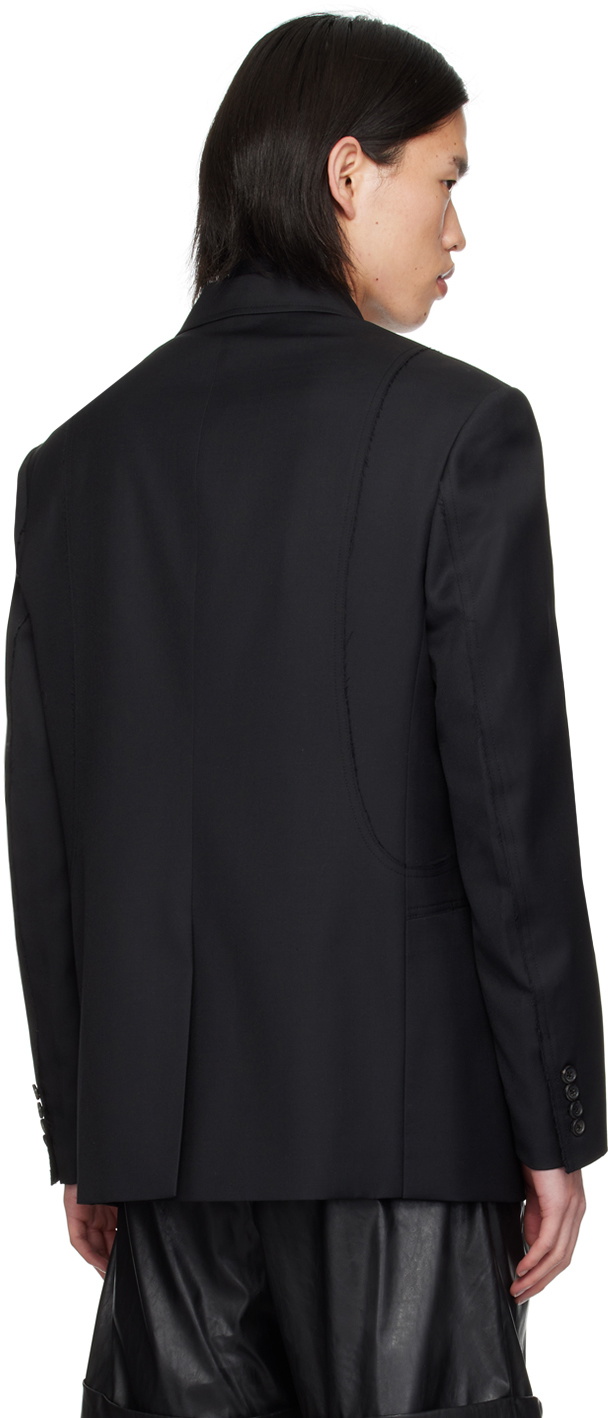 Youth Black Cut-Off Blazer Youth Club