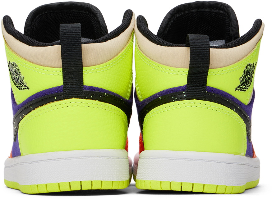 Nike Jordan Kids Multicolor Jordan 1 Mid SE Little Kids Sneakers Nike ...