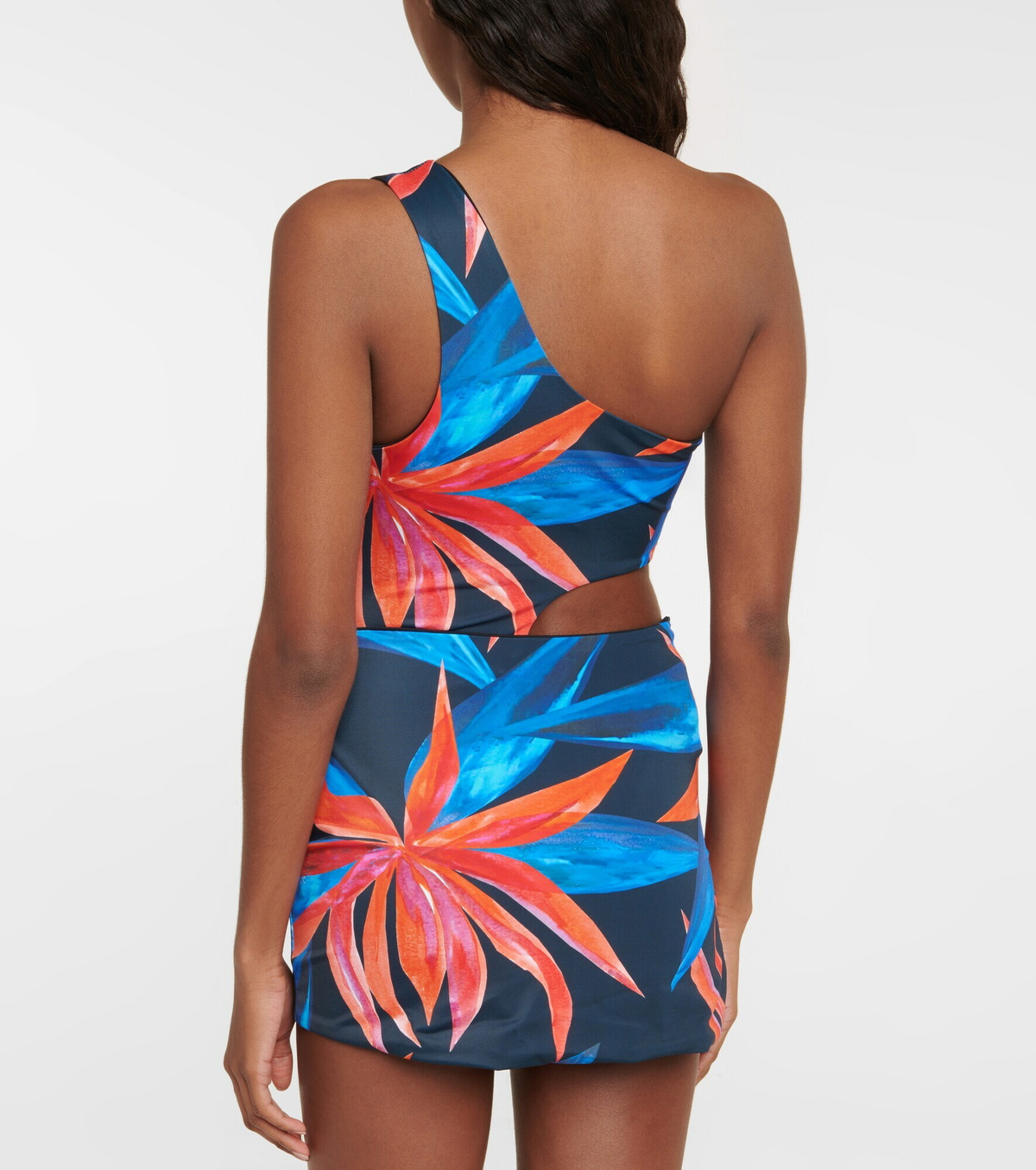 Louisa Ballou - Double Ring printed miniskirt Louisa Ballou